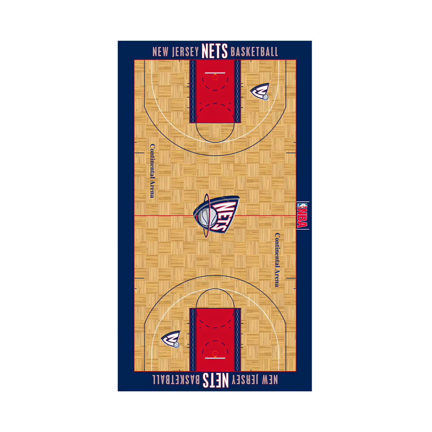 new jersey nets arena, kinnsich halı – Kinnsich