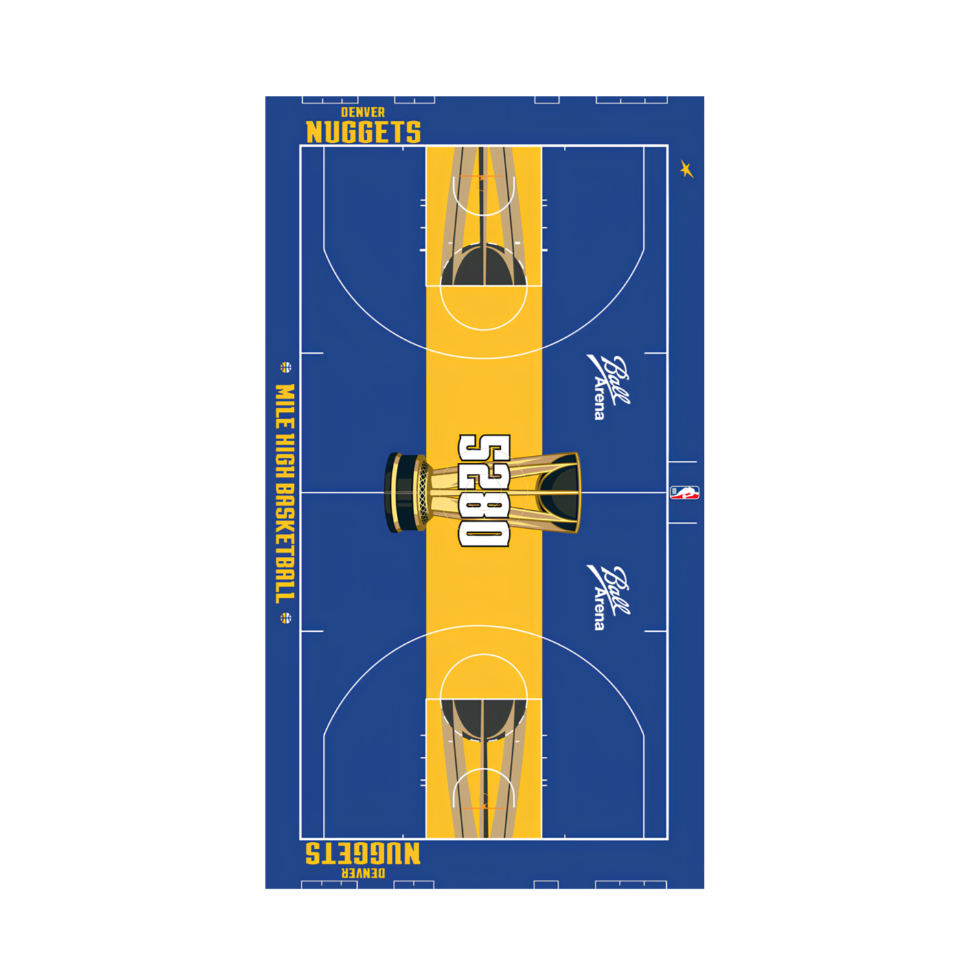denver nuggets arena, kinnsich halı – Kinnsich