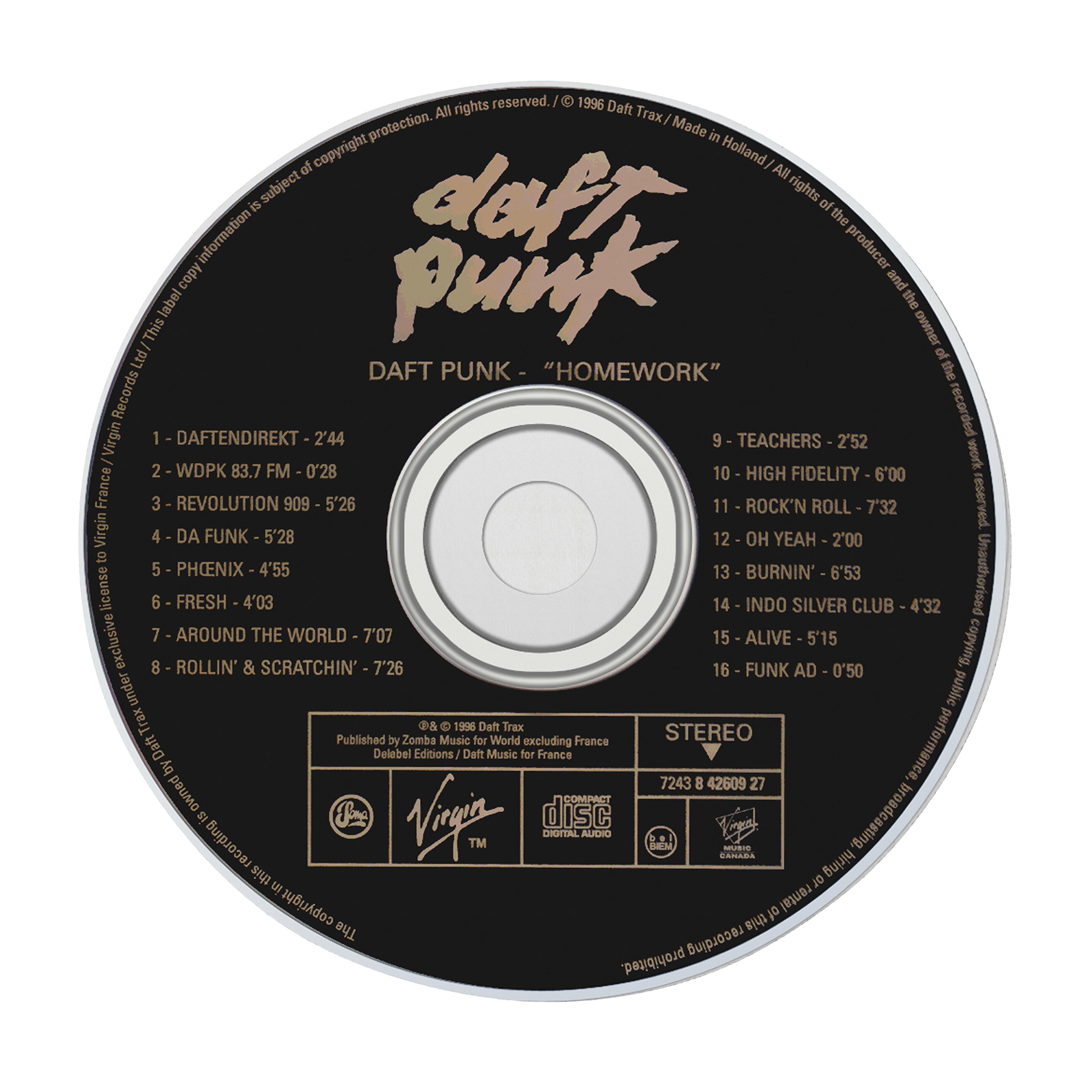 daft punk - homework, kinnsich halı – Kinnsich