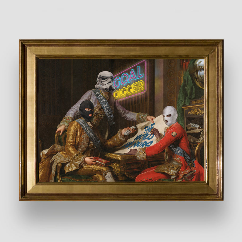 goal digger, premium tablo – Kinnsich